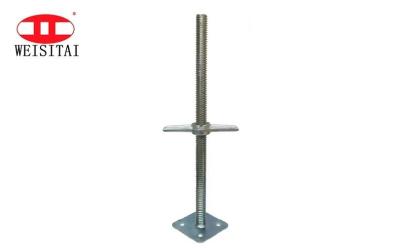 China Painted Q235 Steel Solid 30mm Scaffolding Jack Base For Safety for sale