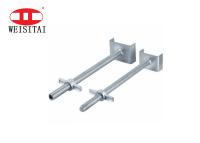 China 200mm Hollow Or Solid Electro Galvanized Scaffolding U Head for sale