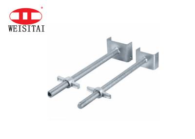 China 200mm Hollow Or Solid Electro Galvanized Scaffolding U Head for sale