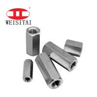 China D17 45# Steel Galvanized Hex Tie Rod Nut for sale