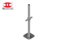 China Painted Electric Adjustable Screw 450mm Jack Base Scaffolding for sale