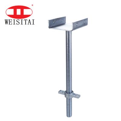 China 200KN Q235 U Head Screw Jack Base As Scaffold U Heads for sale