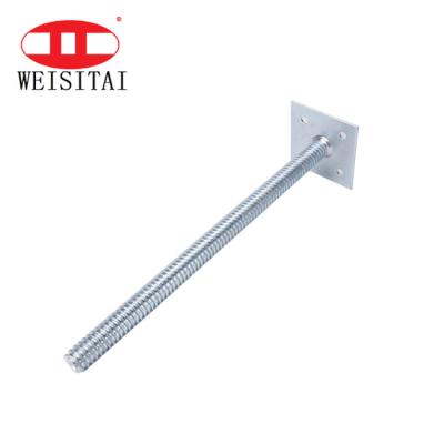 China 6.35MM Hollow Scaffolding Jack Base For Construction for sale