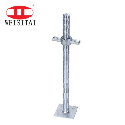 China Painted Solid Quick Stage Scaffolding Adjustable Base Jack for sale