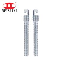 China Solid Steel Scaffolding Parts Galvanized 34MM Scaffolding Thread Rod for sale