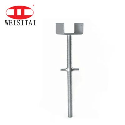 China 34MM Construction Sealing Carbon Steel Scaffold U Heads for sale