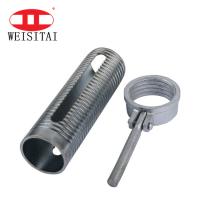 China 210mm Length Galvanized Fastening Prop Sleeve Scaffolding Replacement Parts for sale