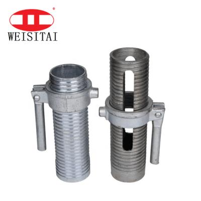 China 210mm Length Galvanized Fastening Prop Sleeve Scaffolding Replacement Parts for sale