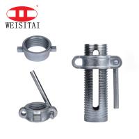 China Painted Silver Custom System Scaffold Components Prop Sleeve Thickness 2.5mm for sale