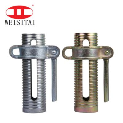 China Galvanized Cuplock Scaffolding Parts Accessories Shoring Prop Sleeve for sale