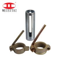 China 3mm Thick Galvanized Shoring Pipe Scaffold Parts Prop Sleeve for sale