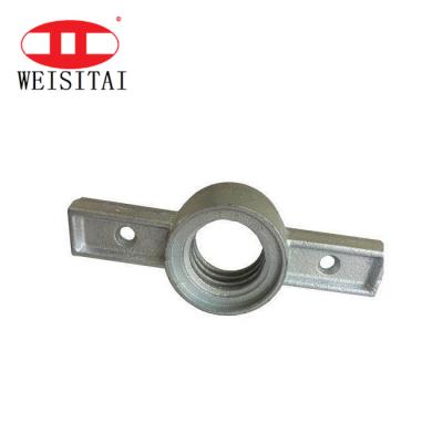 China High Strength 250KN Pipe Scaffold Parts Jack Base Nut Thread for sale