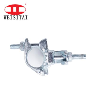 China 48.3mm Double Scaffold Coupler Right Angle Drop Forged for sale