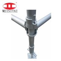 China Hot Dipped Galvanized Iron Cuplock Scaffold Parts Large Bearing Capacity for sale