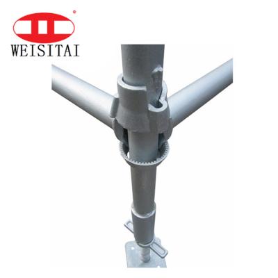 China Hot Dipped Galvanized Iron Cuplock Scaffold Parts Large Bearing Capacity for sale