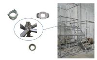 China Cuplock Scaffold System Q235 Steel Pipe Scaffold Parts Hot Dip Galvanized for sale