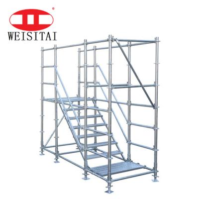 China Hdg Hot Dip Galvanized Steel Layher Type Ring Lock Scaffolding for sale
