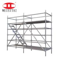 China Stocked Q355 HDG  Ringlock Scaffolding System Ring Lock Scaffolding Parts for sale