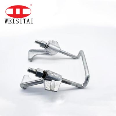 China Powder Coated Formwork Clamp Steel Doka Concrete H20 Beam Flange Q235 for sale