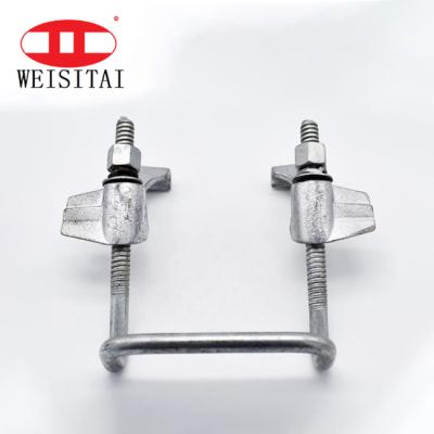 China Construction  Steel Formwork Beams Accessories Clamp Waler for Formwork Panel High Strength Reusable for sale