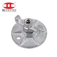 China 15/17mm Tie Rod Wing Nut Custom Concrete Walls Electro Galvanized for sale