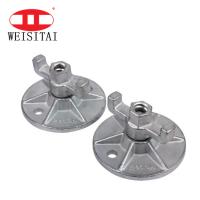 China 15/17mm Tie Rod Wing Nut Custom Concrete Walls Electro Galvanized for sale
