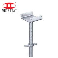 China Hot Dip Galvanized Pipe Steel Scaffolding Parts Jack U Head Base Plate Antirust for sale