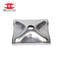China Steel Adjustable Pressed Base Plate Of Scaffolding For Shoring Prop for sale