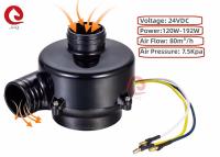 China 24V 23000rpm High Efficiency 80m³/h Air Flow Backward Centrifugal Fan For Manufacturing Plants for sale