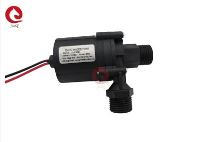 China 12LPM Brushless Booster Circulating Water Pump DC12V 24V Ceramic Shaft Silent Submersible Solar Water Heater Shower Pump for sale