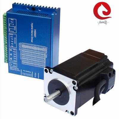 China 76mm Nema23 4.2A 2N.M HSS57 Stepper Motor Driver Hybrid CNC Controller Kit for sale