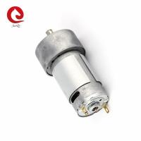China JQM-37RS 395  24V 12V 37mm DC Gearbox Motor For  Air Exhaust Fan for sale
