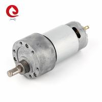China JQM-37RS 395 37mm12V 24V High Torque Small DC Gearbox Motor For Electric Welding Machine for sale