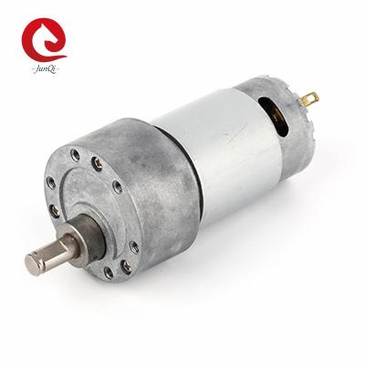China JQM-37RS 395 37mm12V 24V High Torque Small DC Gearbox Motor For Electric Welding Machine for sale
