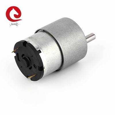 China JQM-37RS520 12V Micro Reduction Motor Eccentric Shaft With 37mm Spur Gearbox For Office Equipment for sale