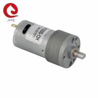 China JQM-32RS 385 DC Brush Motor  with 32mm Spur Gearbox 6V 24V For Electric Toys for sale