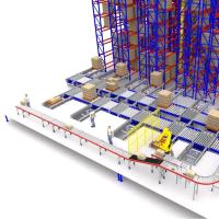 China MHS Engineering Automated Storage Retrieval System for sale