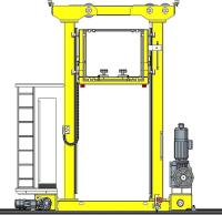 China Customized Height Heavy Stacker Crane Warehouse Dual Single Mast for sale