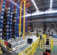 China Customized Height Heavy Stacker Crane Warehouse Dual Single Mast for sale