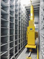 China Height 12900mm Lightweight ASRS Stacker Crane Single Mast SRM for sale