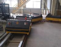 China 1700kg RGV Warehouse Shuttle System MHS Vehicle Shape Bus Type PLC for sale