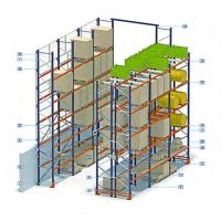 China Selective ASRS Racking System for sale