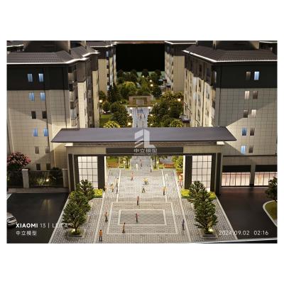 China Custom LED Architectural Scale Model 1:150 with Integrated Lighting for Residential Commercial Developments for sale