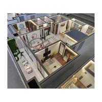 China 1:25 Scale Contemporary House Interior Model with LED Illumination for Architectural Presentations for sale