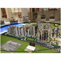 China 1:100 Scale Haiyue City Architectural Model with LED Lighting - Modern Residential & Commercial Complex Display for sale