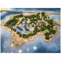 China 1:100 Scale Coastal Landscape Architectural Model with Residential Buildings, Bridges & Waterfront Features for Urban Planning for sale