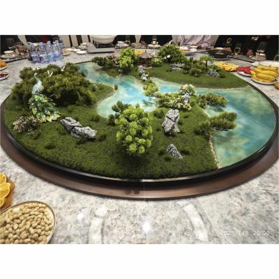 China 1:150 Scale Dining Table Landscape Architectural Model with Water Features for Presentations for sale