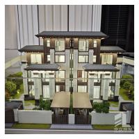 China 1:100 Scale Modern Villa Architectural Model with Adjustable Elevation System for Professional Presentations for sale