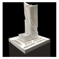 China Skyscraper Architecture Model 1:100 Scale with Dynamic Design and Custom Lighting Options for Professional Presentations for sale