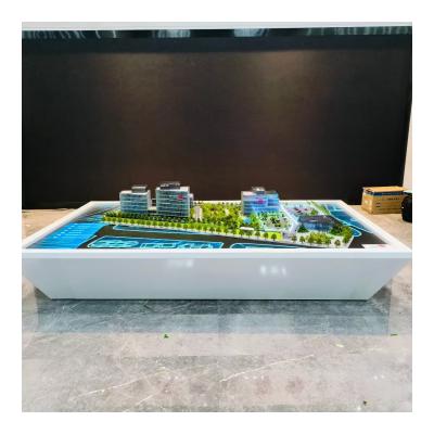 China 1:100 Scale Modern Commercial Complex Architectural Model with Interactive Digital Display and Illumination Features for sale